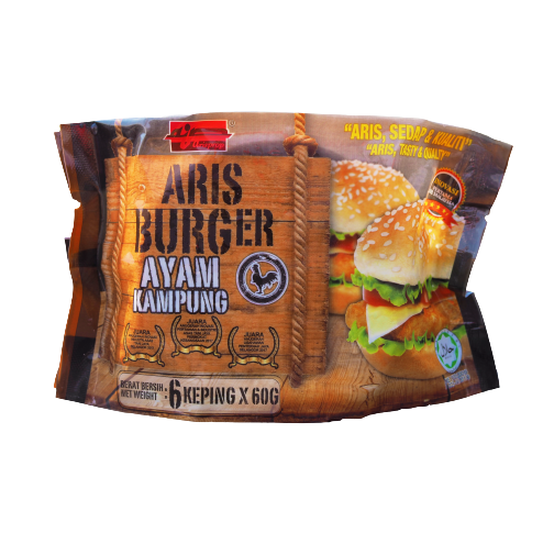 ARIS Burger Ayam Kampung (360g x 36) – Vmart
