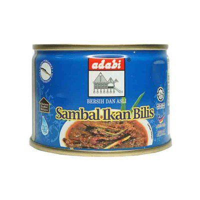 ADABI Sambal Ikan Bilis (160g x 48) – Vmart